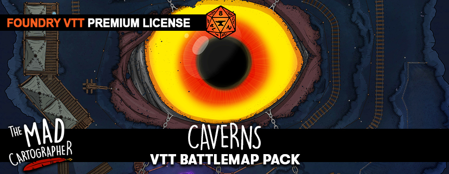 The MAD Cartographer - Caverns : Foundry VTT License - The MAD ...