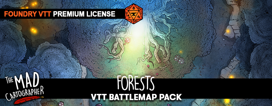 The MAD Cartographer - Forest Wilderness : Foundry VTT License - The ...