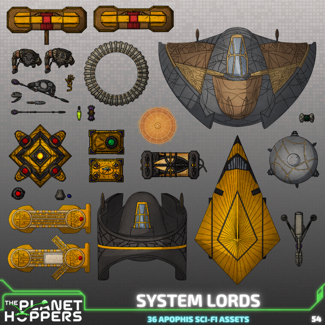 The Planet Hoppers | Asset Pack | Apophis - System Lords | Forge Bazaar