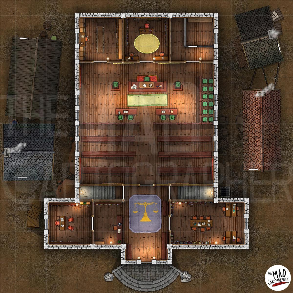 Downtown - Part 1 (Shop Gallery) - The MAD Cartographer